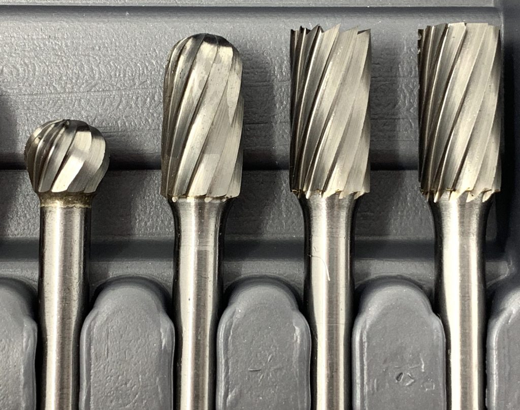 Carbide Burrs 8 Piece 1/4" Shank Aluminum Cutting Set - Drill Bit Dude